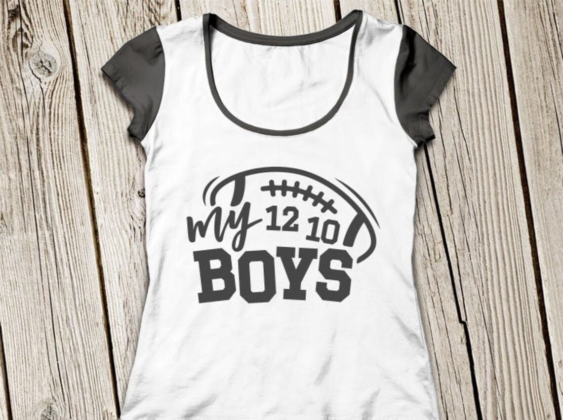 My Boys Svg My Boys Svg Football Svg Changable Number My | Etsy