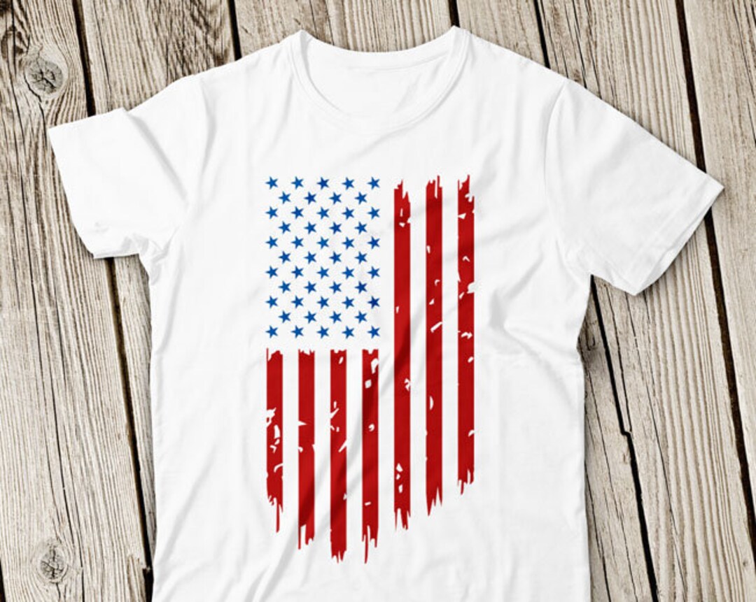 American Flag Svggrunge USA Flag Svg Independence Day Svg - Etsy