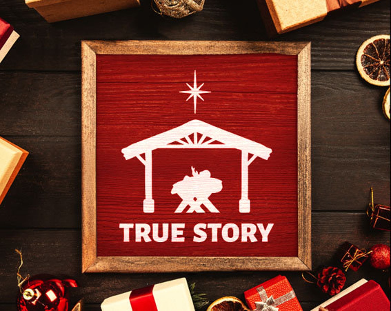 True Story Nativity Svg Nativity SVG True Story Svg - Etsy