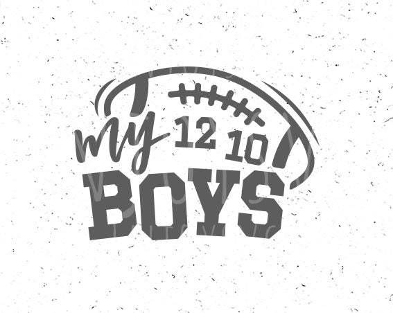 My Boys Svg My Boys Svg Football Svg Changable Number My | Etsy