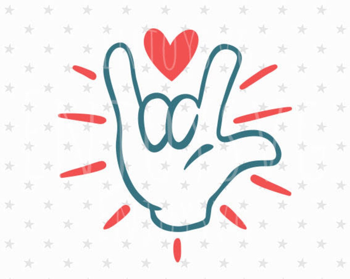 Love Hand Sign Svg Love Hand Svg Love Hand Sign Vector | Etsy