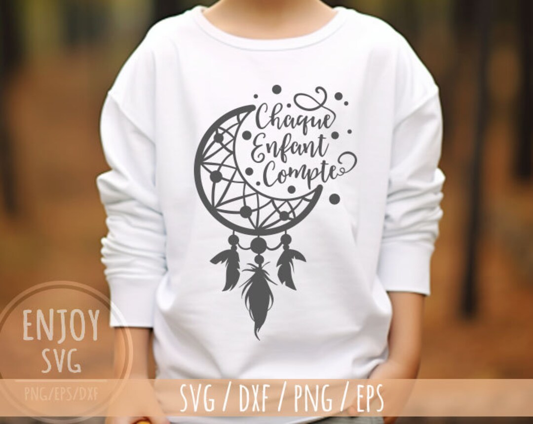 CHAQUE ENFANT COMPTE Svg, Chaque Enfant Compte Svg, in French Every ...