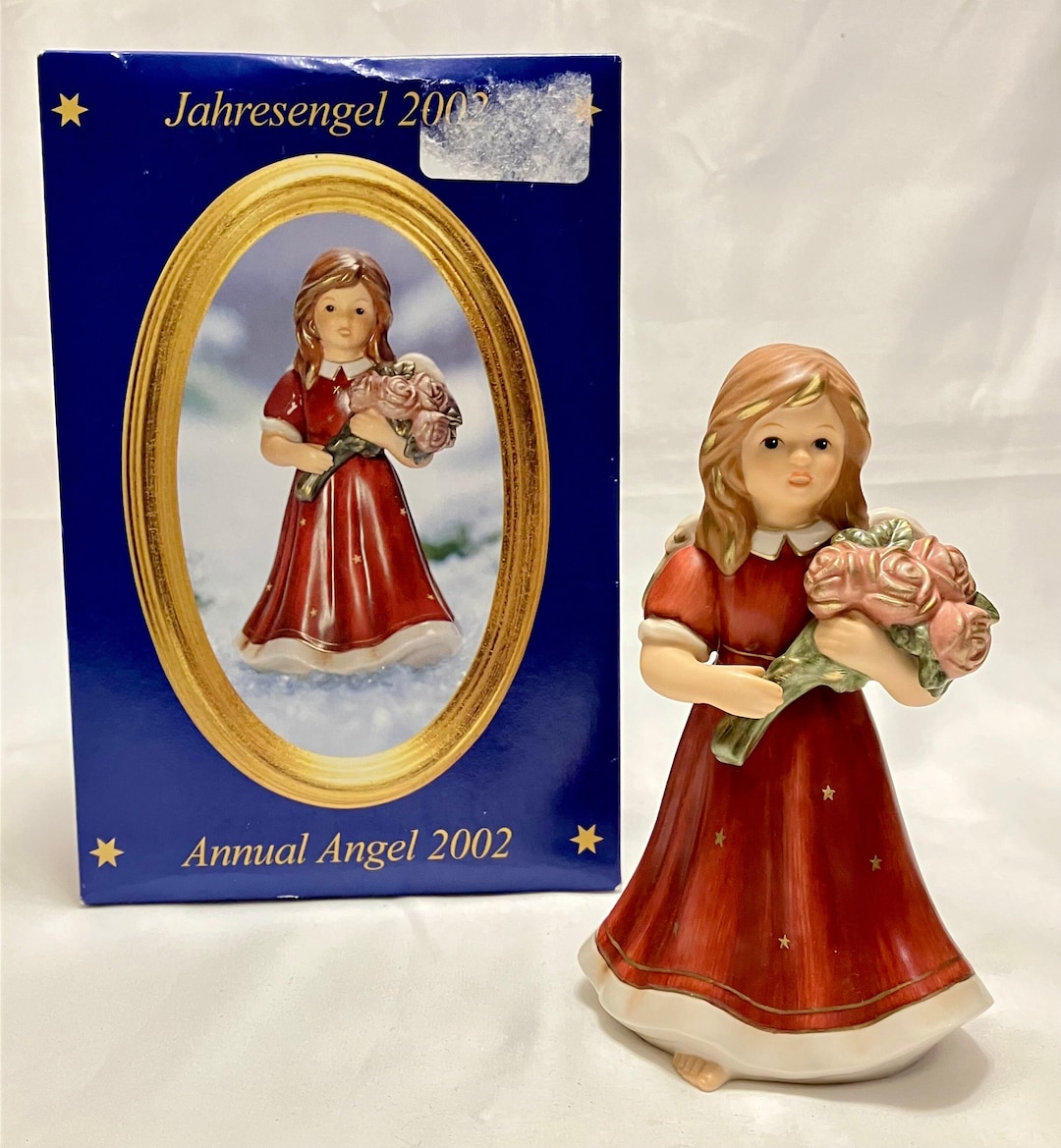 VINTAGE Goebel German Porcelain 2002 Christmas Holiday Rose in - Etsy