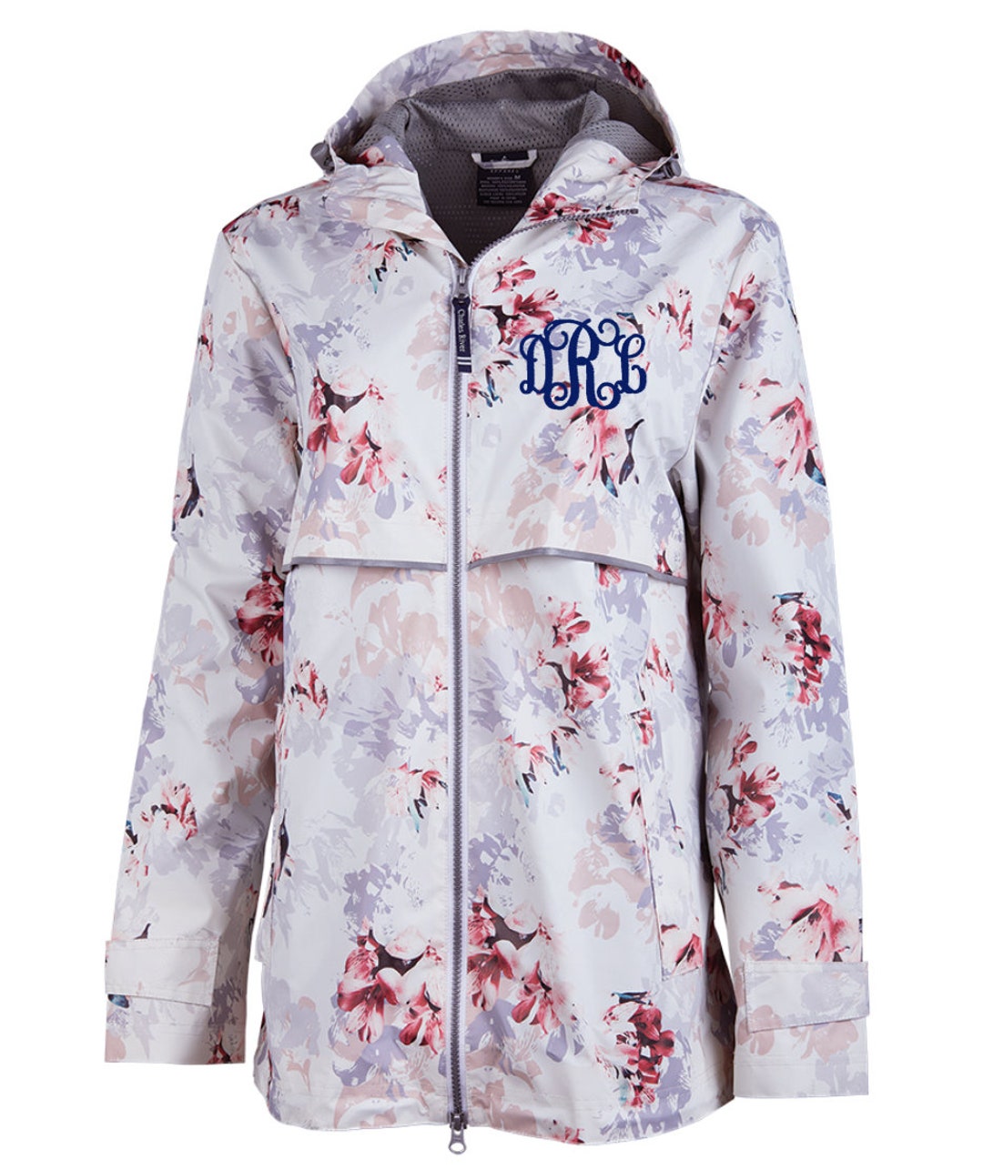 Floral Raincoat With Monogram - Etsy