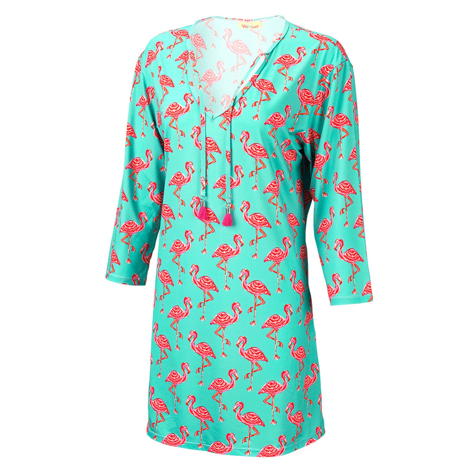 Embroidered Coverup/dress Tickled Pink - Etsy