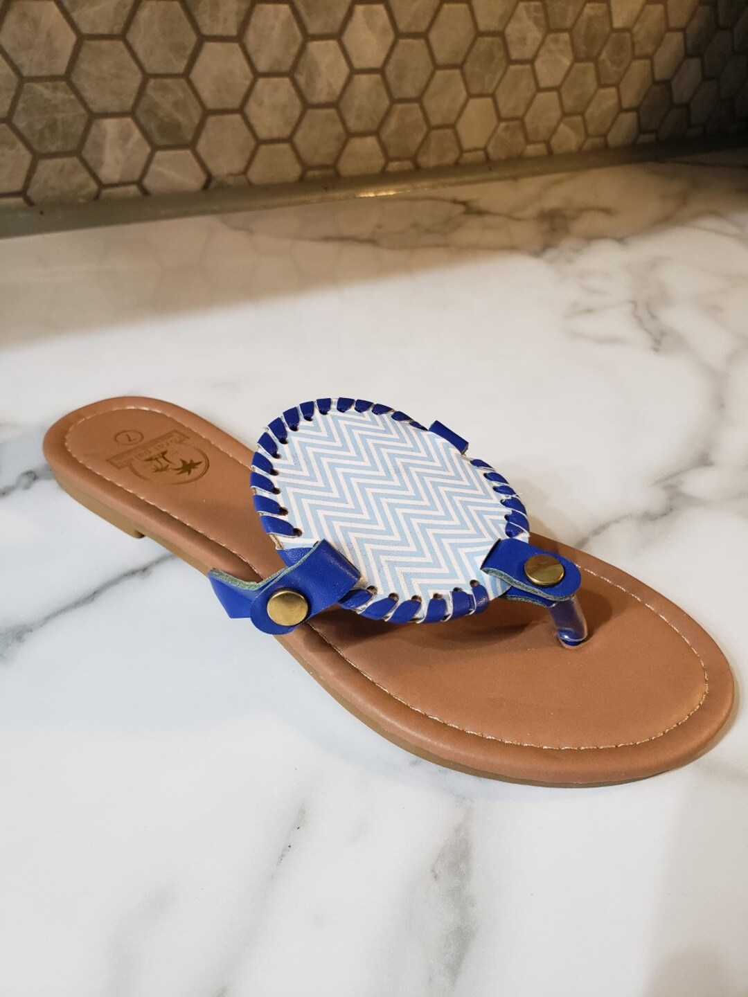 Monogram Interchangeable Sandals - Etsy