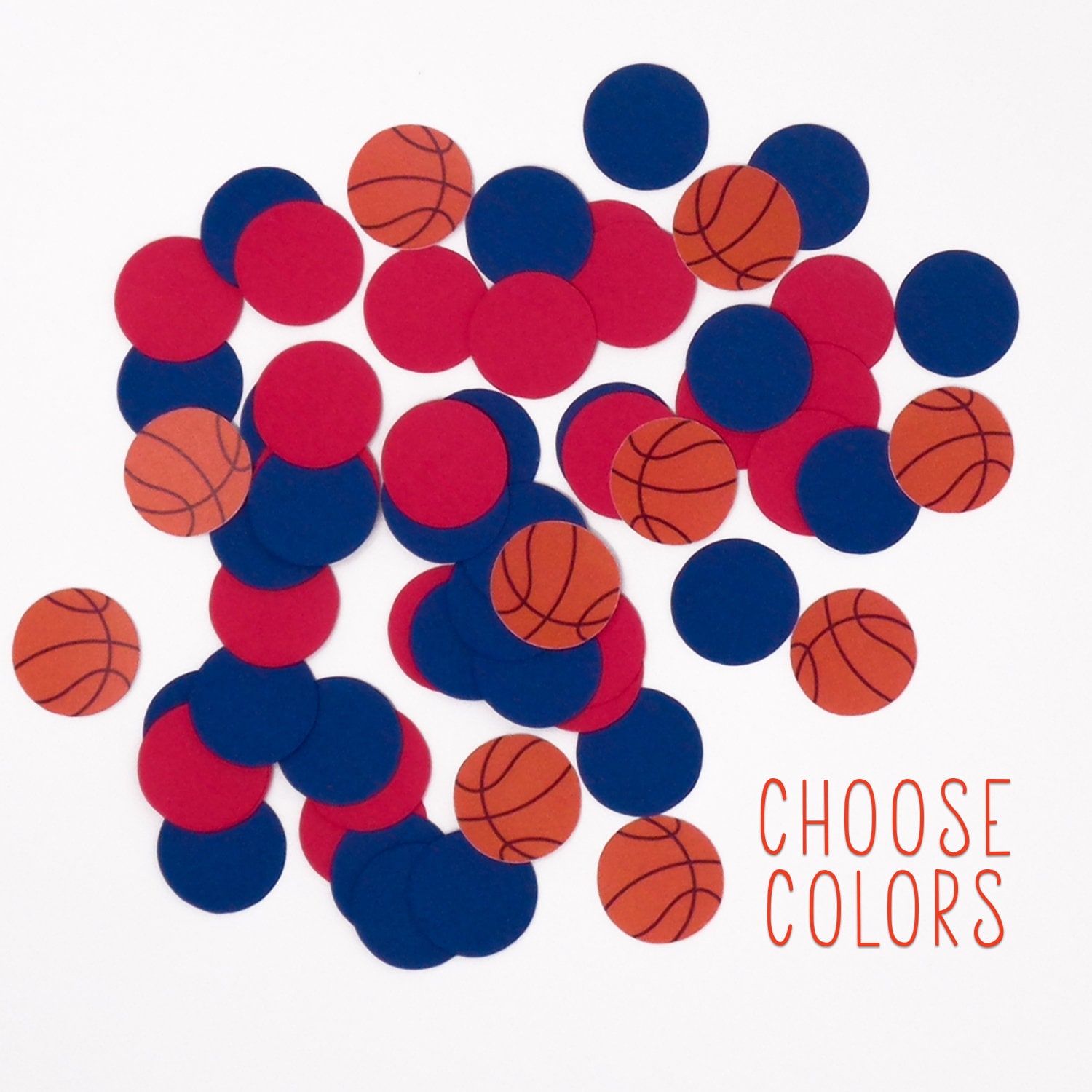 Confetti Basketball Party Decor Sports Birthday Party | Etsy