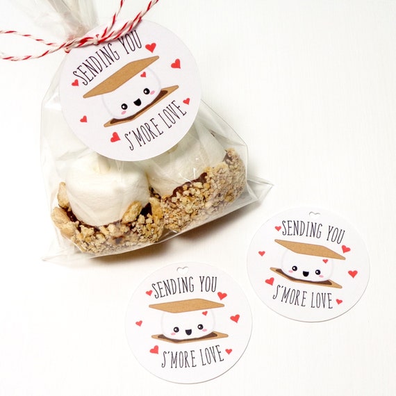 Smore Tags Sending You Smore Love Tag Cute Wedding Favor - Etsy