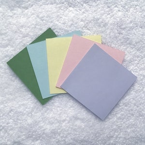 Die Cut Square Tags Paper Craft Squares Set of 40 Paper Squares Choose ...