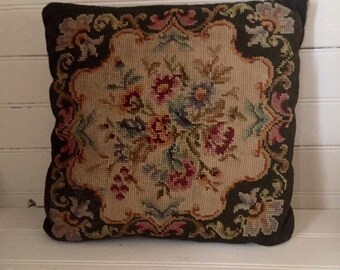 Needlepoint pillow | Etsy