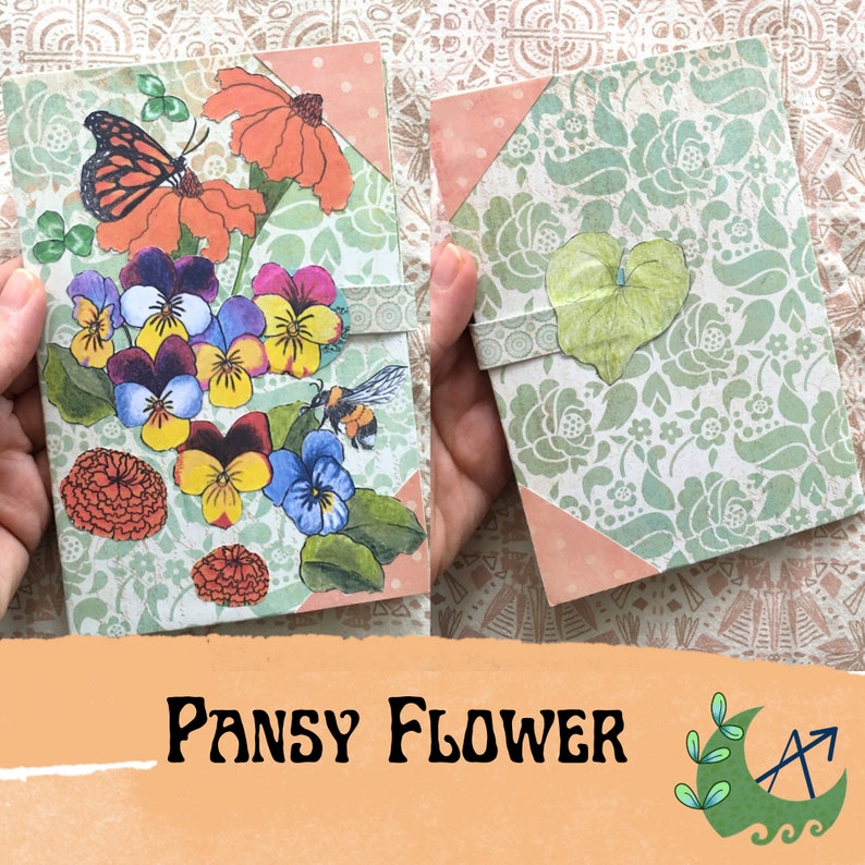 A Summer in the Garden Concertina Book Accordion Book - Etsy