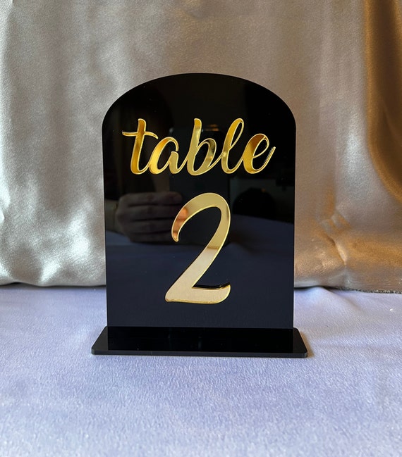 3D Table Numbers / Table Number / Wedding Table Numbers / - Etsy