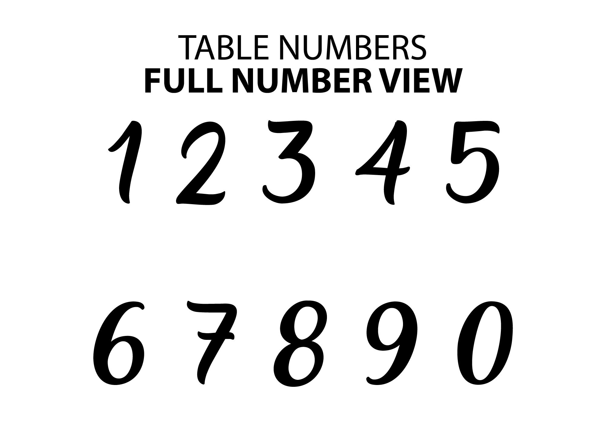 3D Table Numbers / Table Number / Wedding Table Numbers / Wedding ...