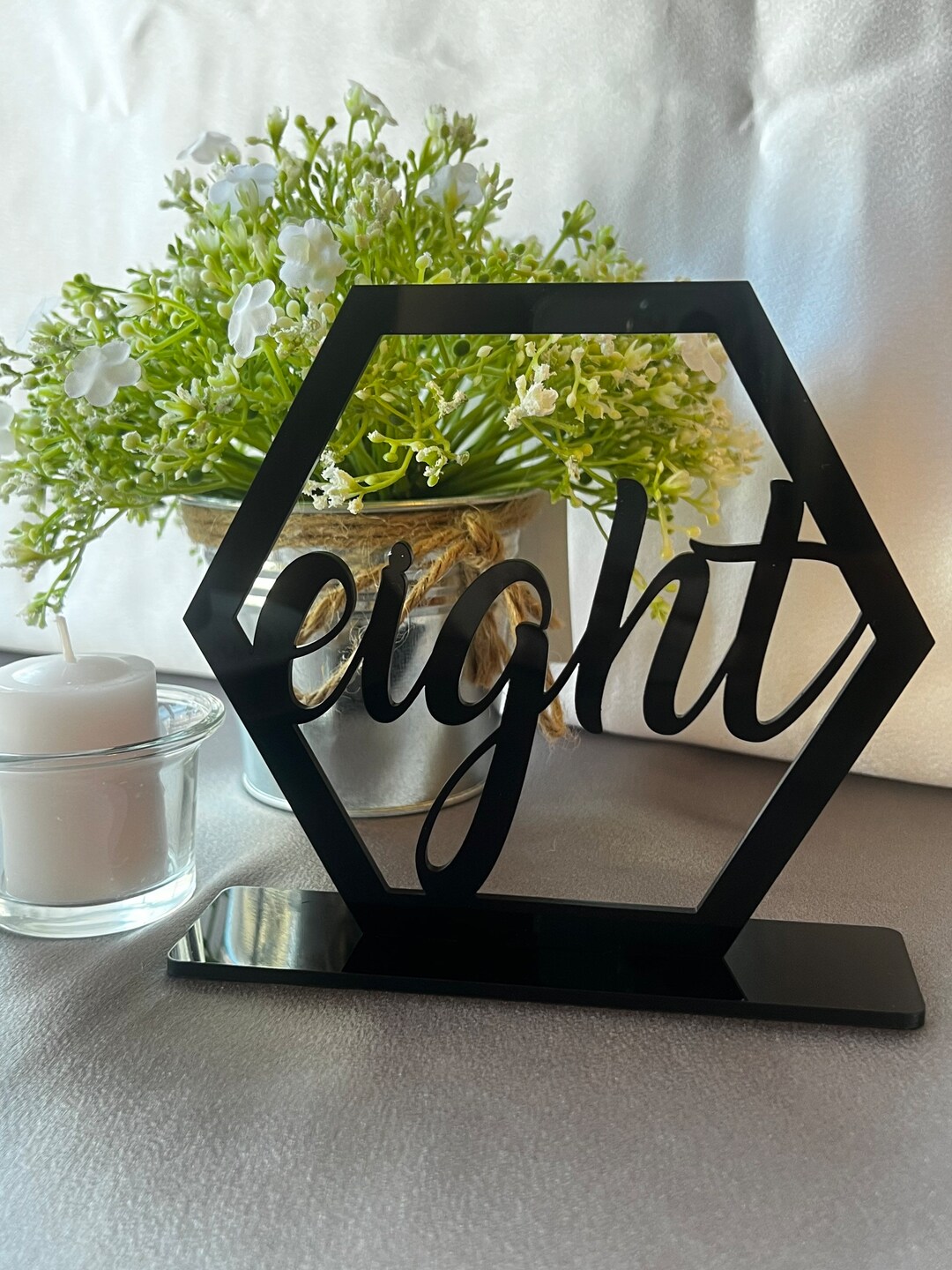 Wedding Numbers, Hexagon Table Numbers, Hexagon Table Numbers, Gold ...