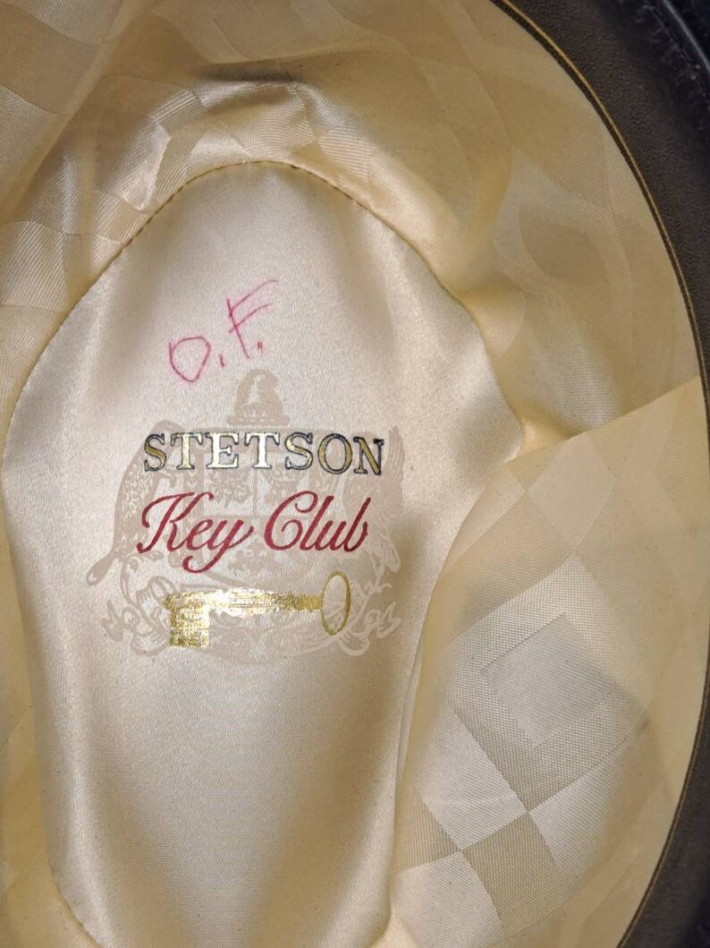 Vintage Royal Deluxe Stetson Key Club Hat 7 Black - Etsy