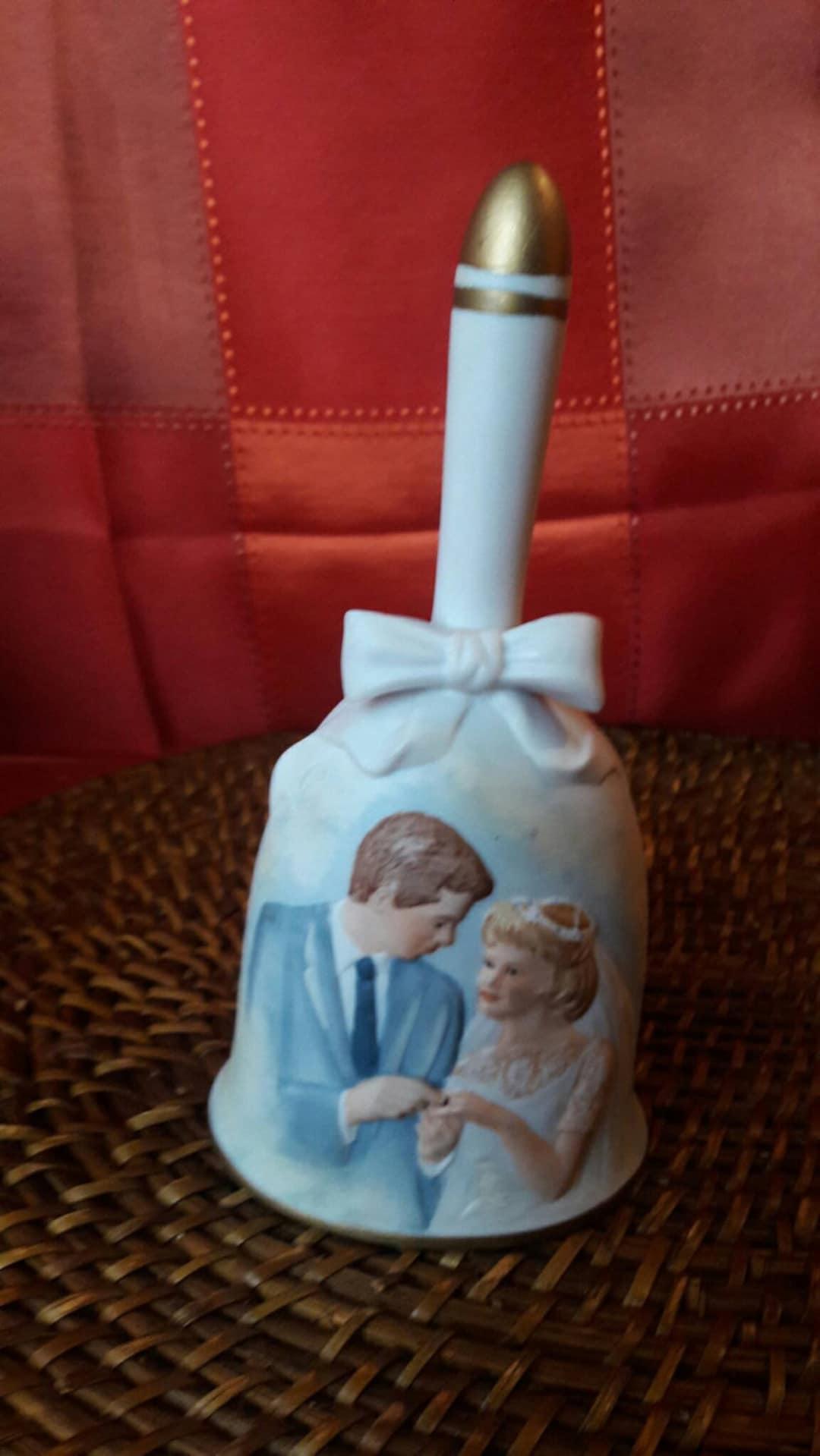 Norman Rockwell - Bride and Groom - 50th Anniversary - Collectible Bell ...