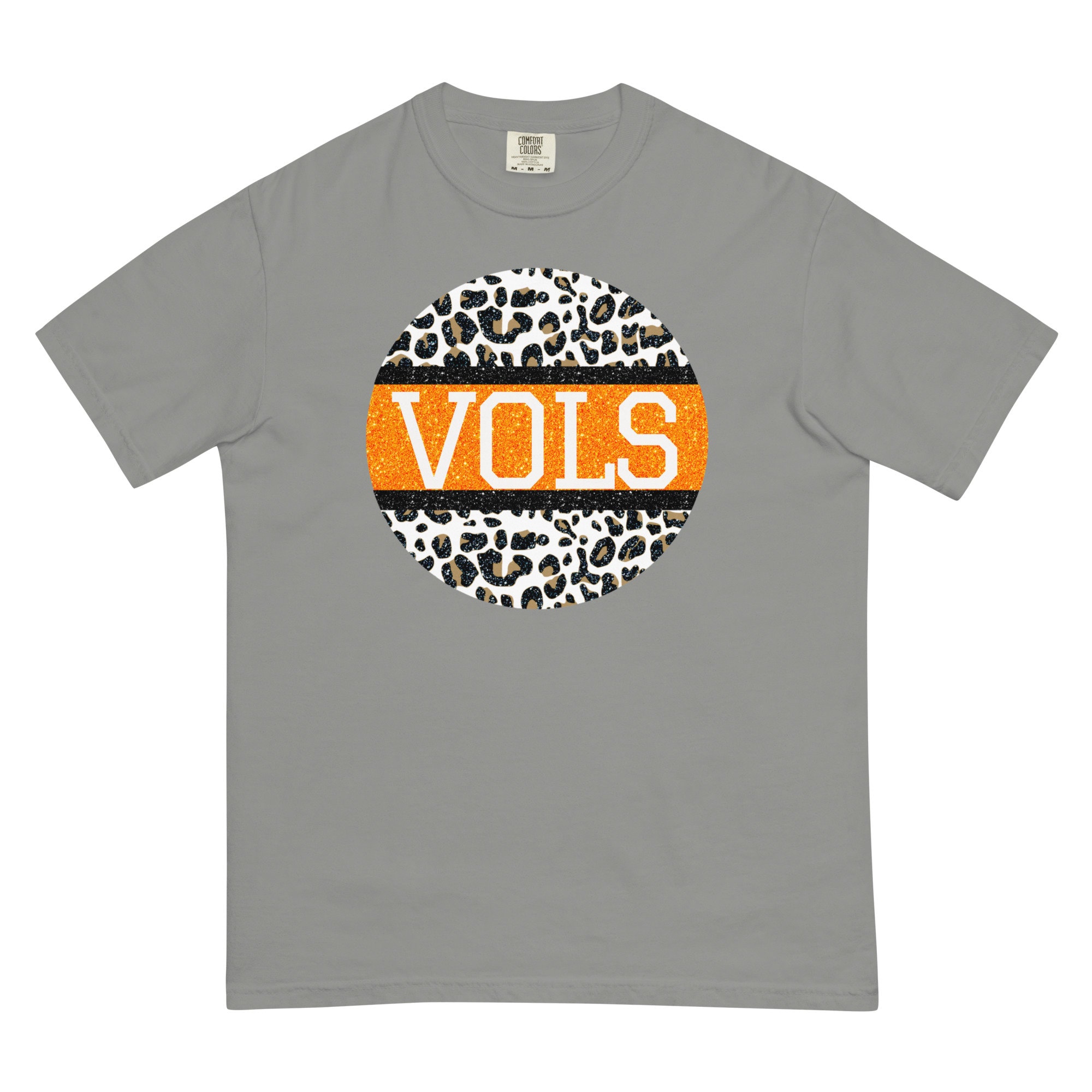 Comfort Colors Vols T-shirt, Vols Tee, University, Leopard Print UT ...