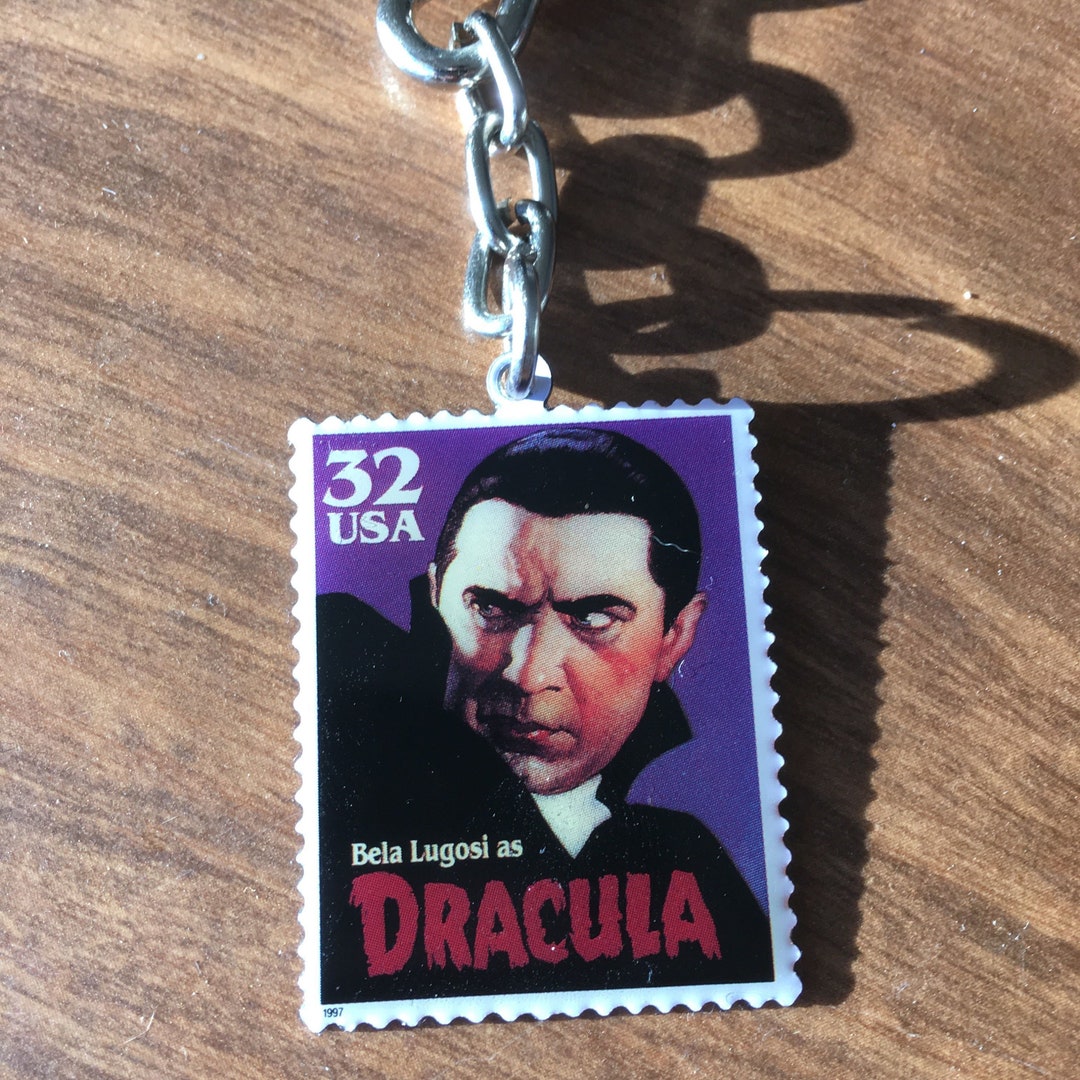 Dracula - Classic Universal Monsters USPS Stamp Replica Keychain - Bela ...