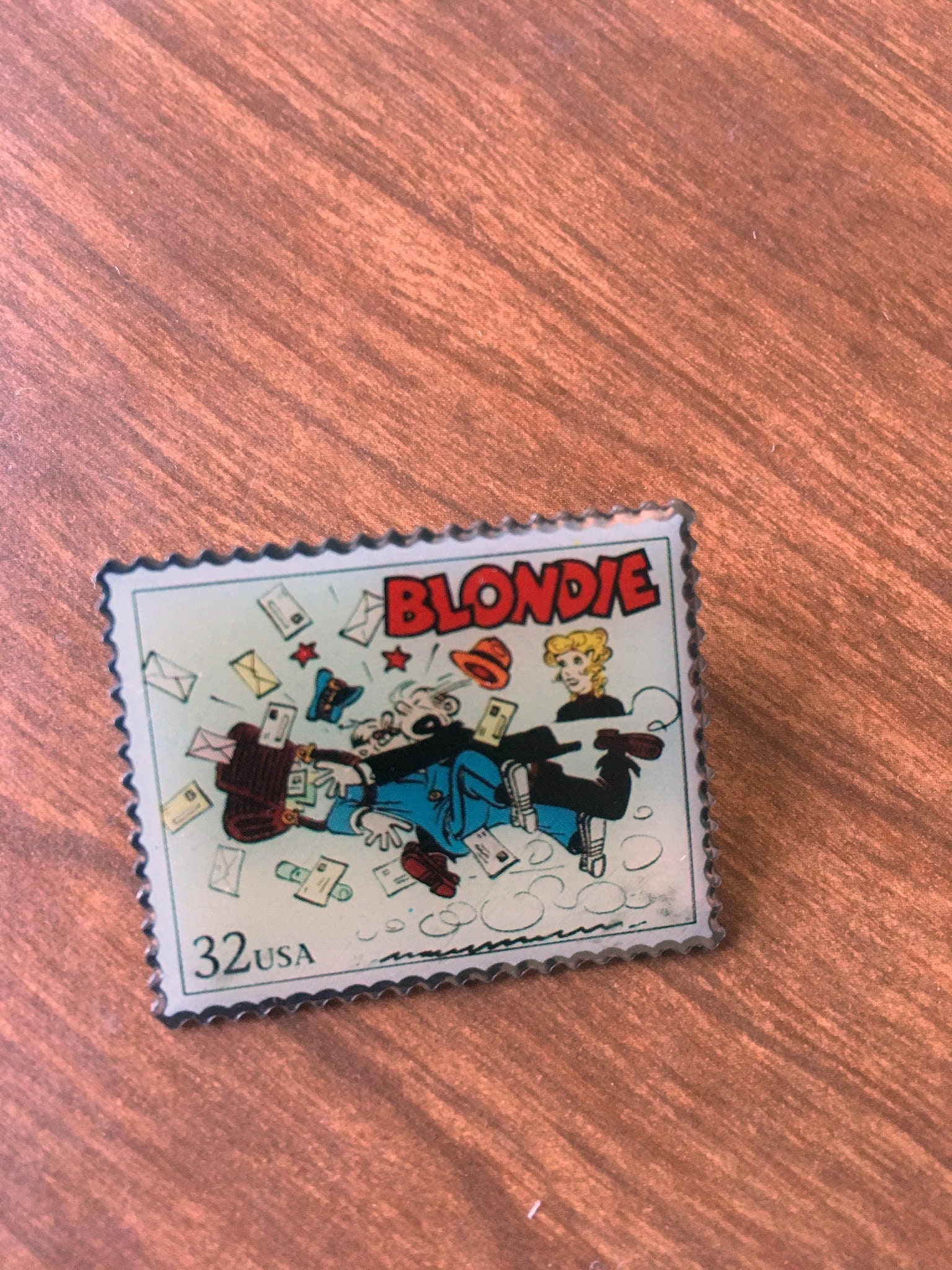 Blondie Stamp Pin: Comic Strip Classics USPS Replica - Etsy