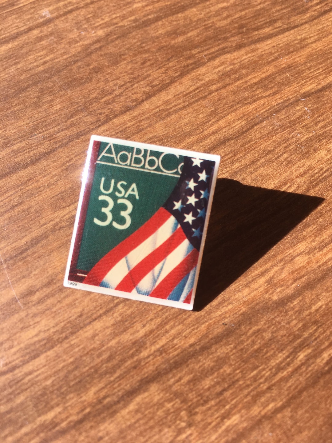 U.S. Flag Pin // Chalkboard Abcs // Stamp Pin // Lapel Pin // Patriotic ...