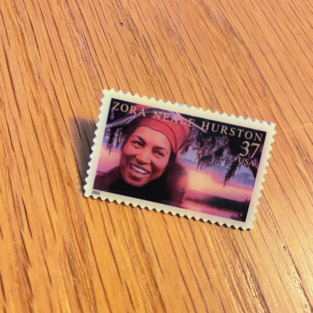 Zora Neale Hurston Stamp Pin // US Postal Service Replica // Black ...
