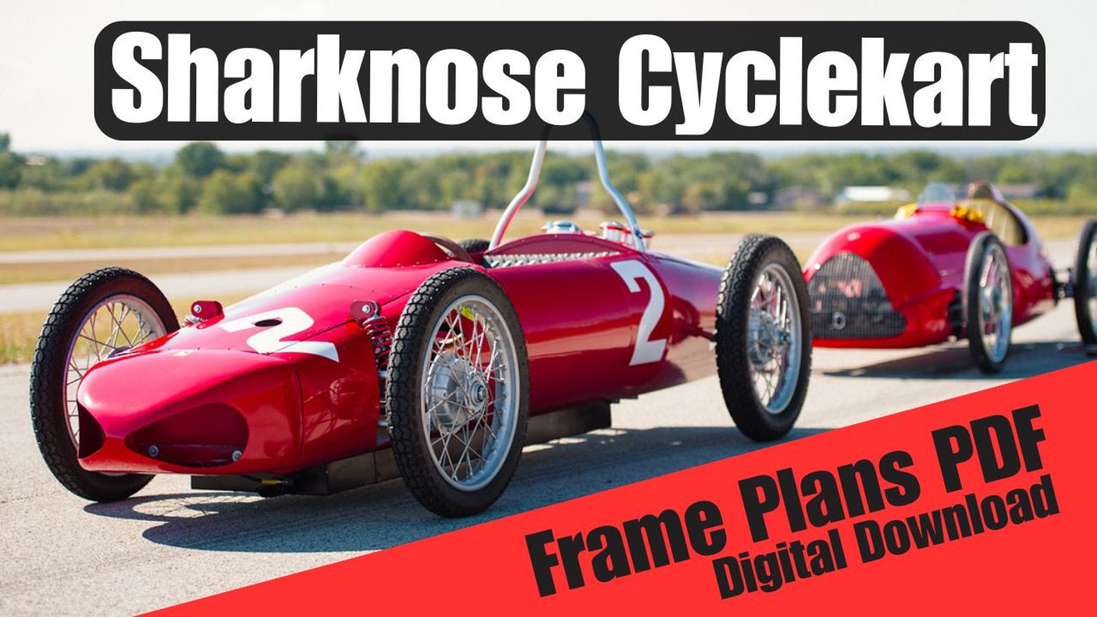 Grand Prix Style Sharknose Cyclekart Frame Plan Guide Pdf Etsy