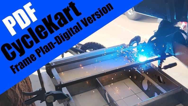 Cyclekart Frame Plan Full Scale Digital Download (PDF) - Etsy
