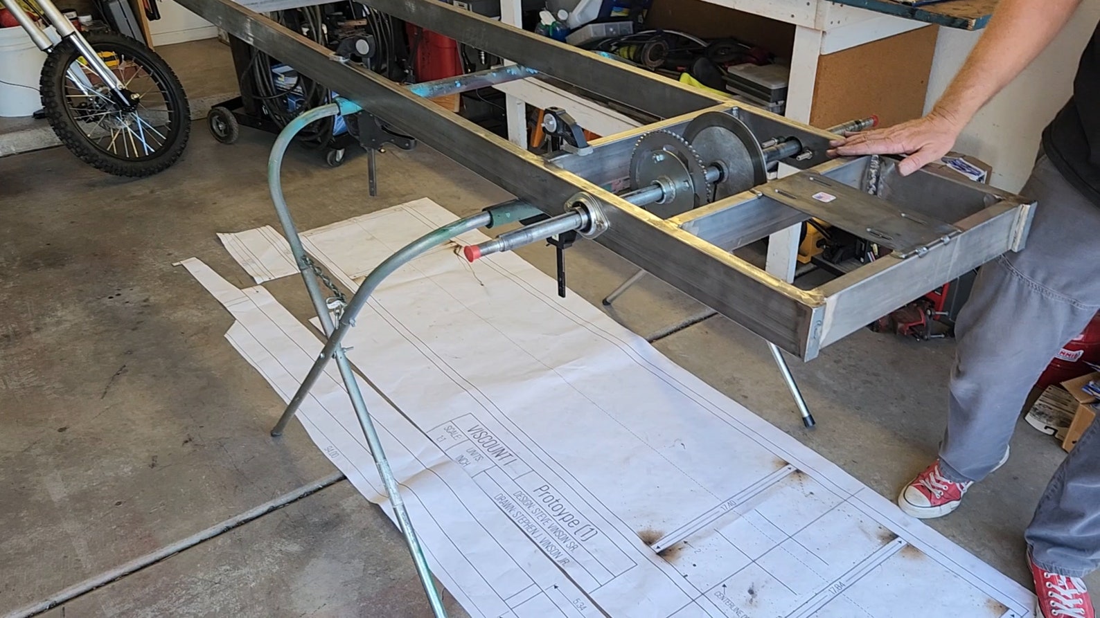 Cyclekart Frame Plan Full Scale Digital Download (PDF) - Etsy