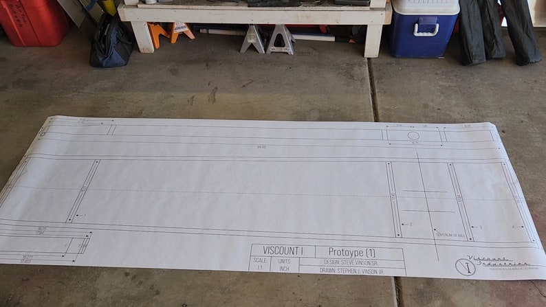 Cyclekart Frame Plan Full Scale Digital Download (PDF) - Etsy