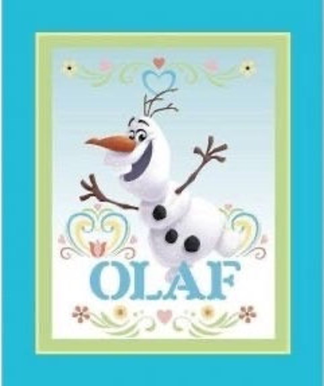 Frozen Dancing Olaf Panel - Etsy