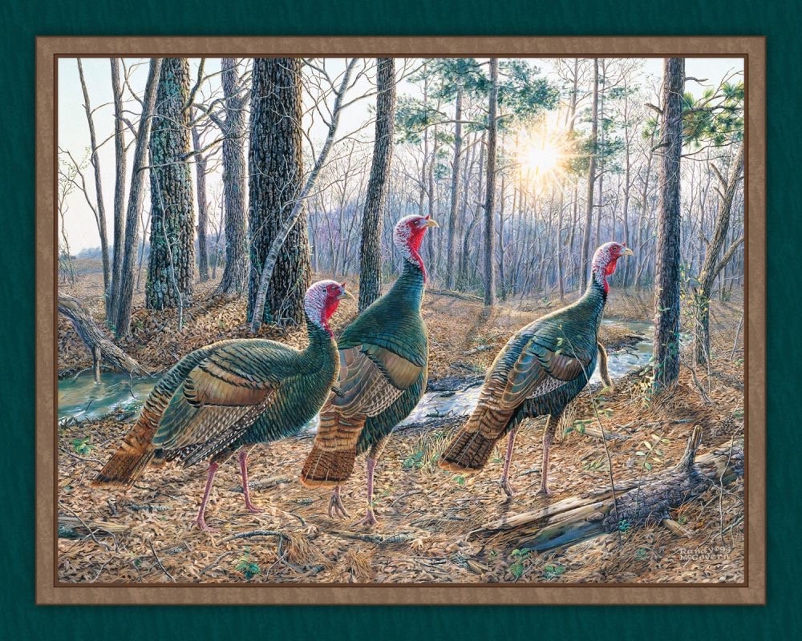 Wise Guys Turkey Fabric Panel - Etsy