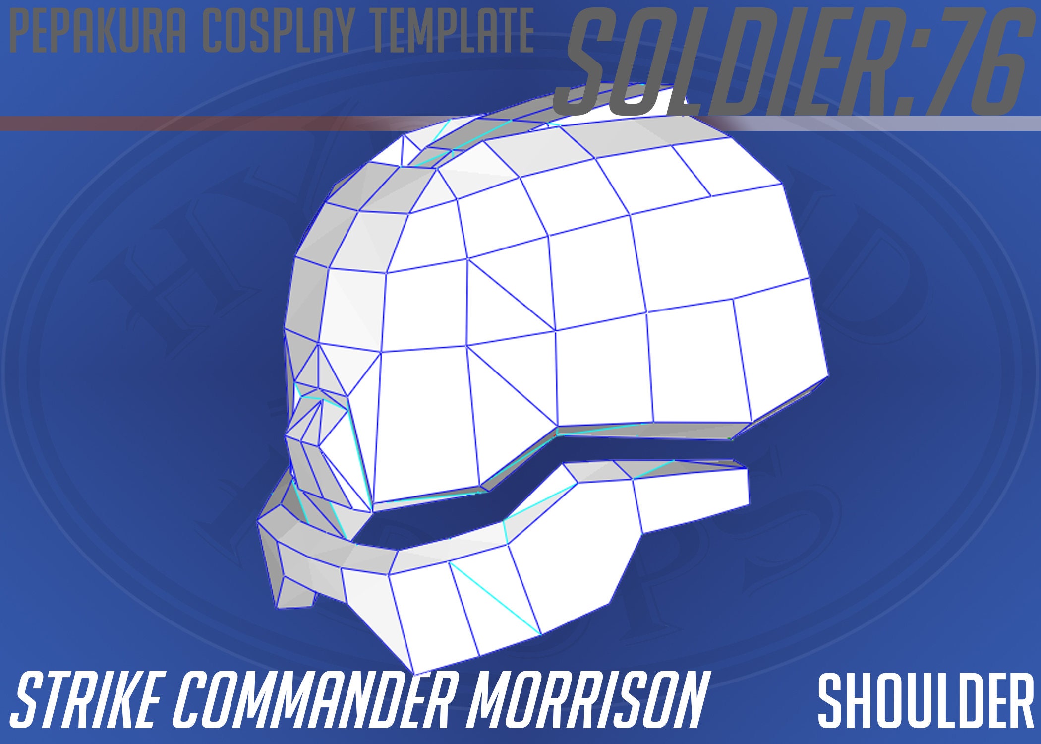 Pepakura shoulder armor - bassstart