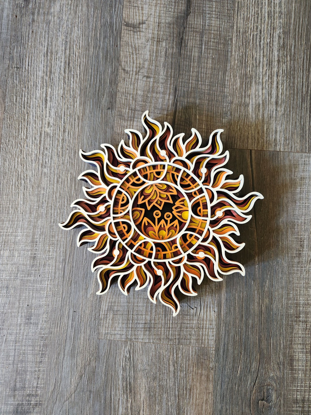 Sun Layered Wall Art - Etsy