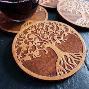 Tree of Life Coasters - Etsy