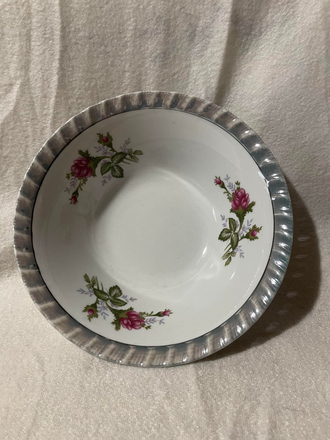 Beautiful Vintage Rose Bowl - Etsy