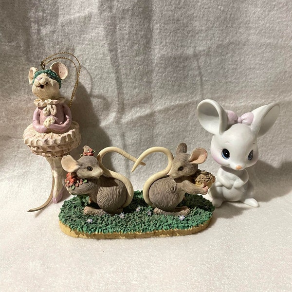 Mouse Figurine - Etsy
