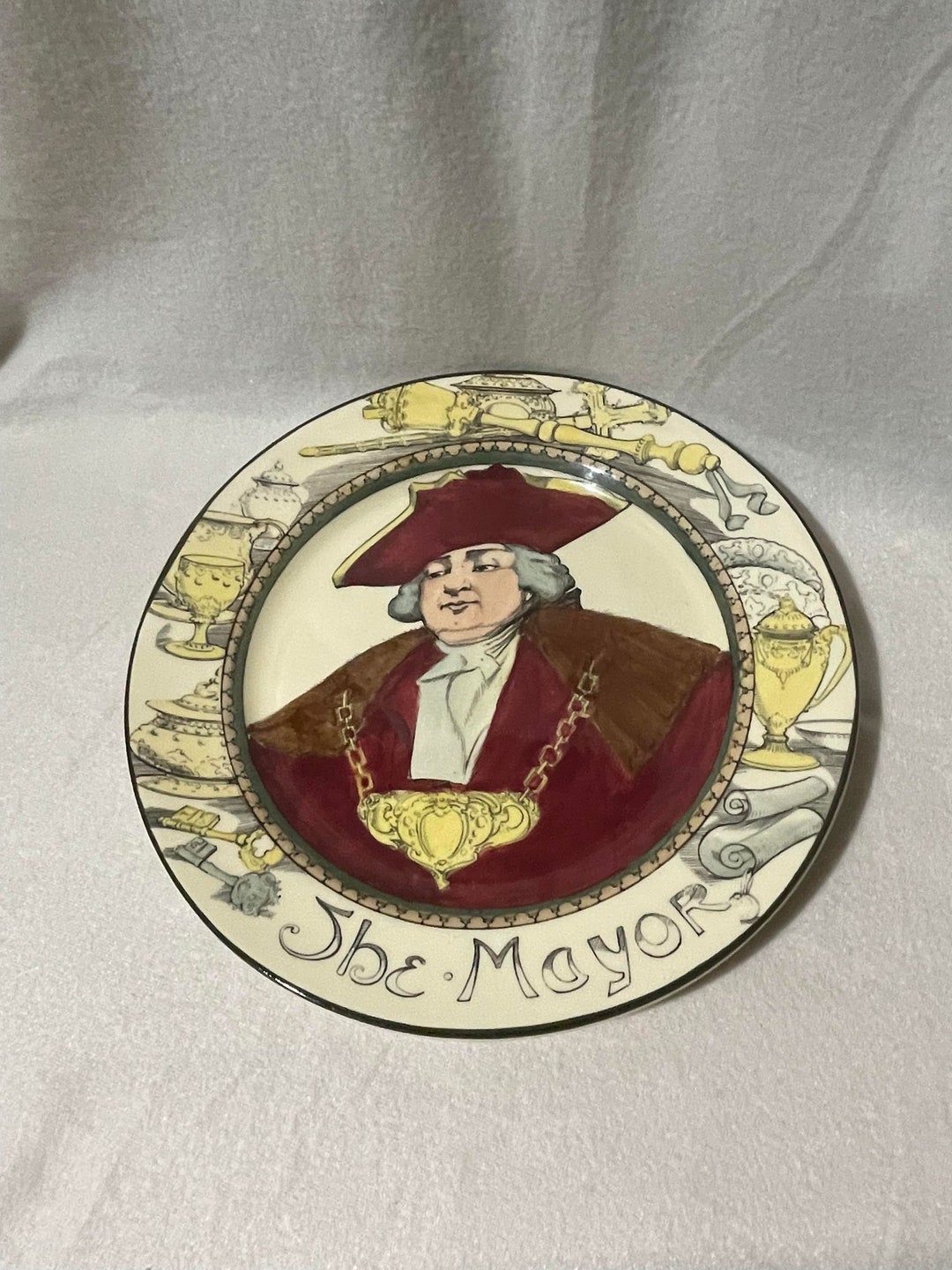 Royal Doulton "the Mayor" Plate - Etsy