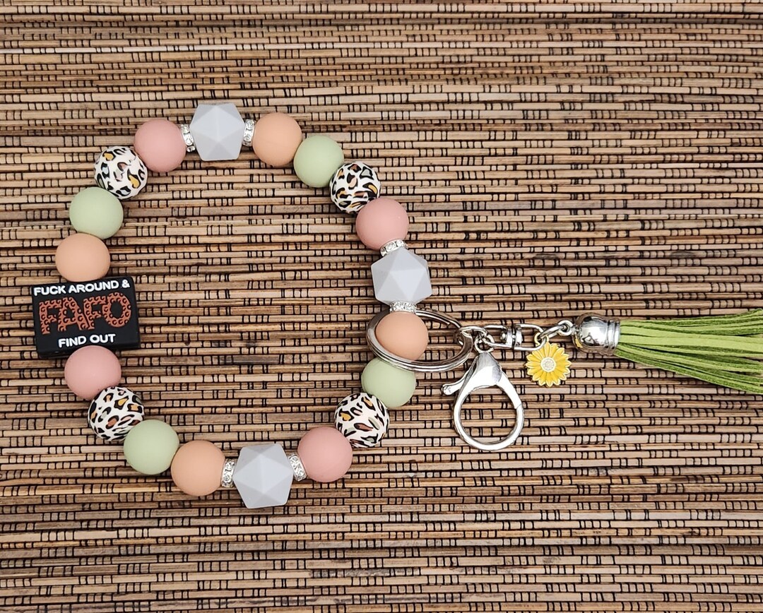 FAFO F Around and Find Out Custom Key Wristlets - Etsy