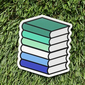 Subtle Gay Pride Flag Book Stack / Waterproof / Weatherproof / - Etsy