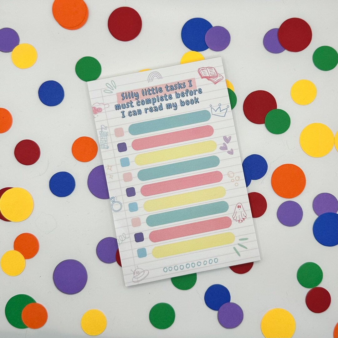 Silly Little Tasks / To-do List / Notepad With Magnetic Backing / 50 Sheets - Etsy