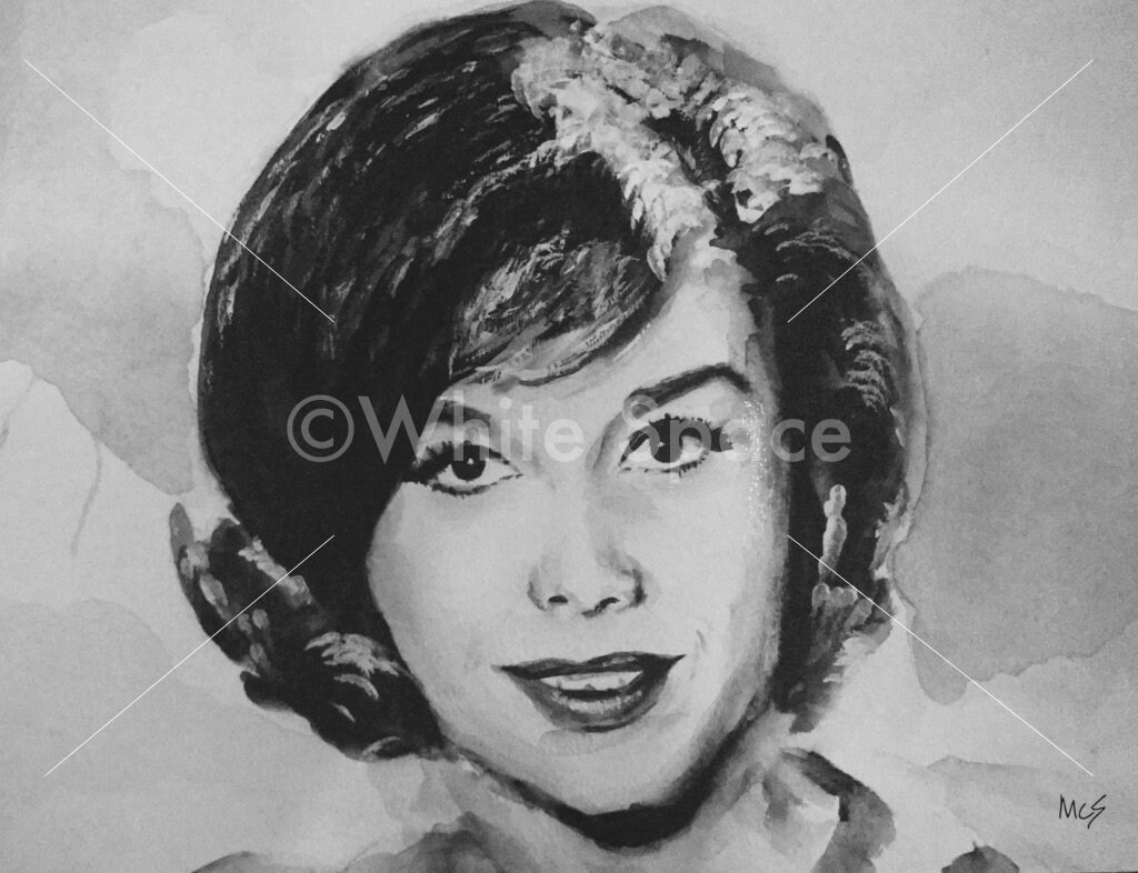 REPRINT / Original Mary Tyler Moore Painting watercolor - Etsy
