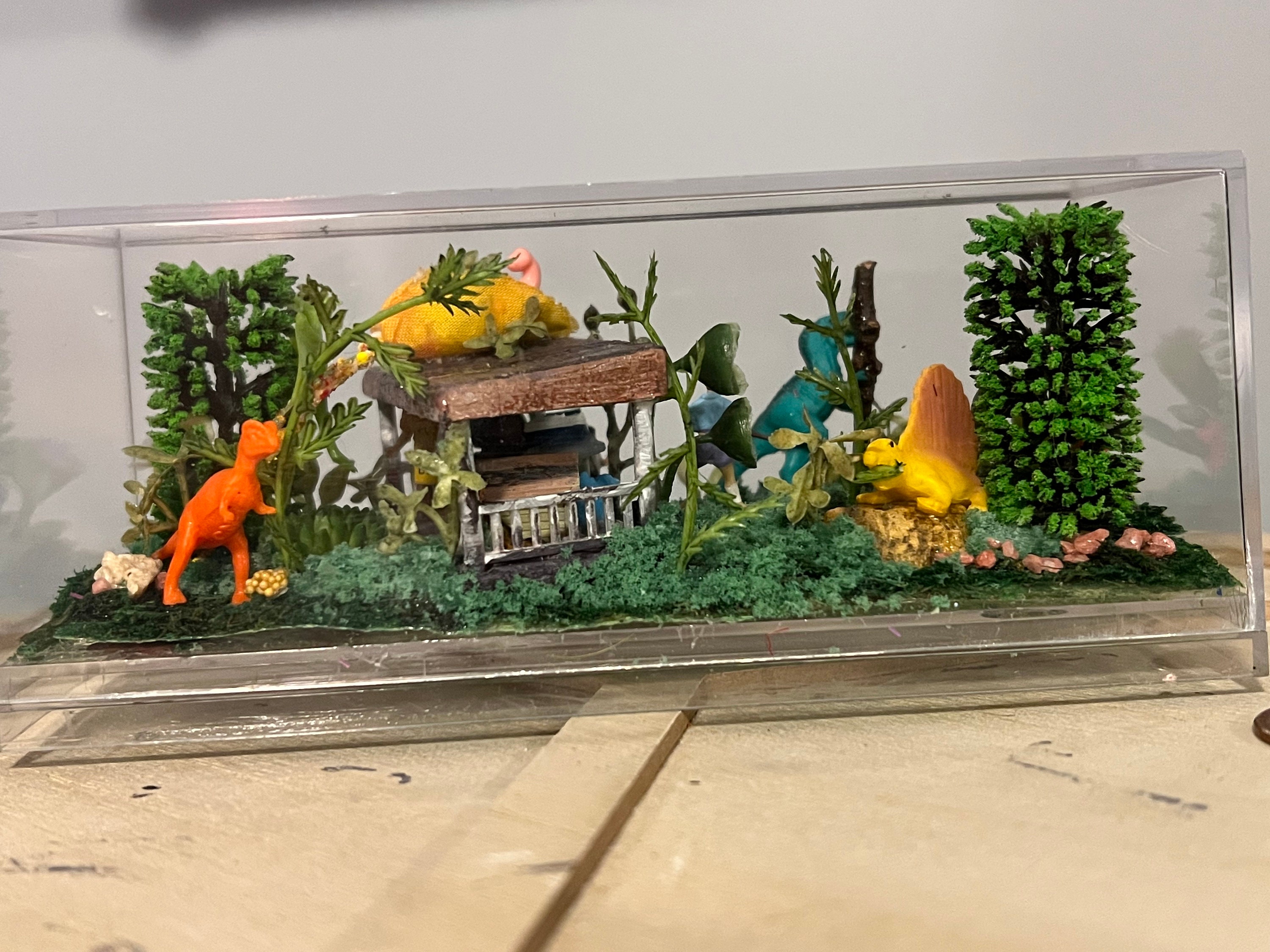 Miniature Jurassic Park Diorama - Etsy