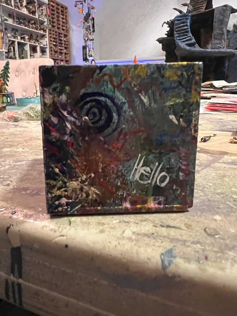 Micro Miniature Diorama Graffiti House: Hello - Etsy