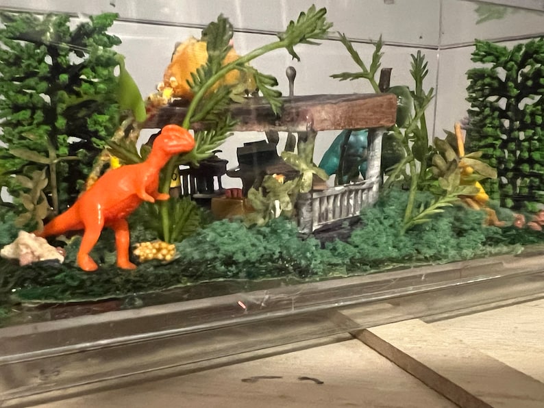 Miniature Jurassic Park Diorama - Etsy