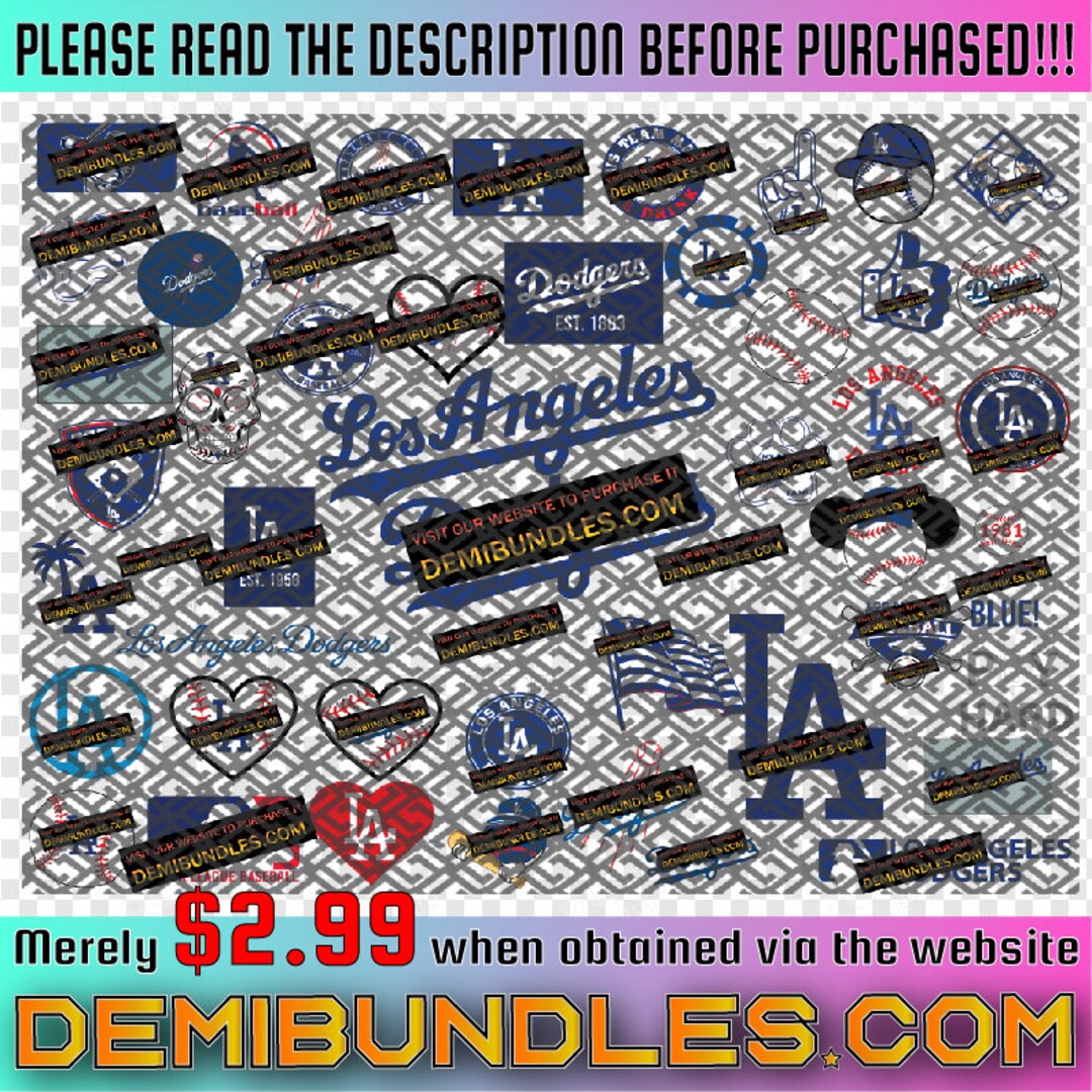 La-dodgers Baseball Team Svg, La-dodgers Svg, M L B Svg, MLB Svg, Png, Dxf, Instant Download - Etsy