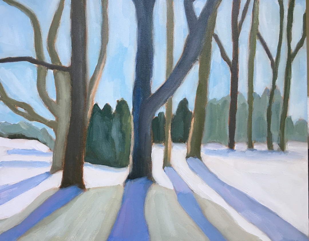 The Commons, New Hampshire, Landscape, New England, Oil Painting ...