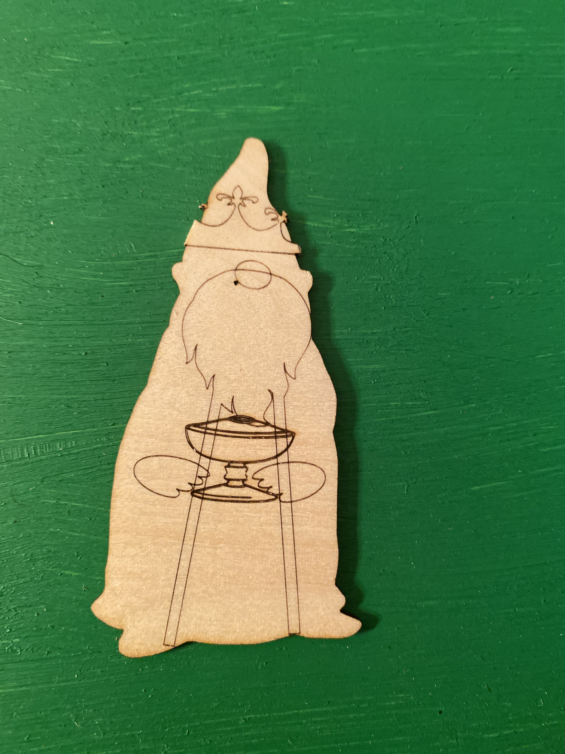 10 piece unfinished wooden gnome nativity set gnome nativity | Etsy