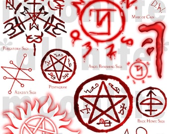Supernatural sigils | Etsy