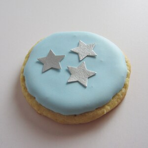 Edible Sugar Silver Stars 15mm - Etsy