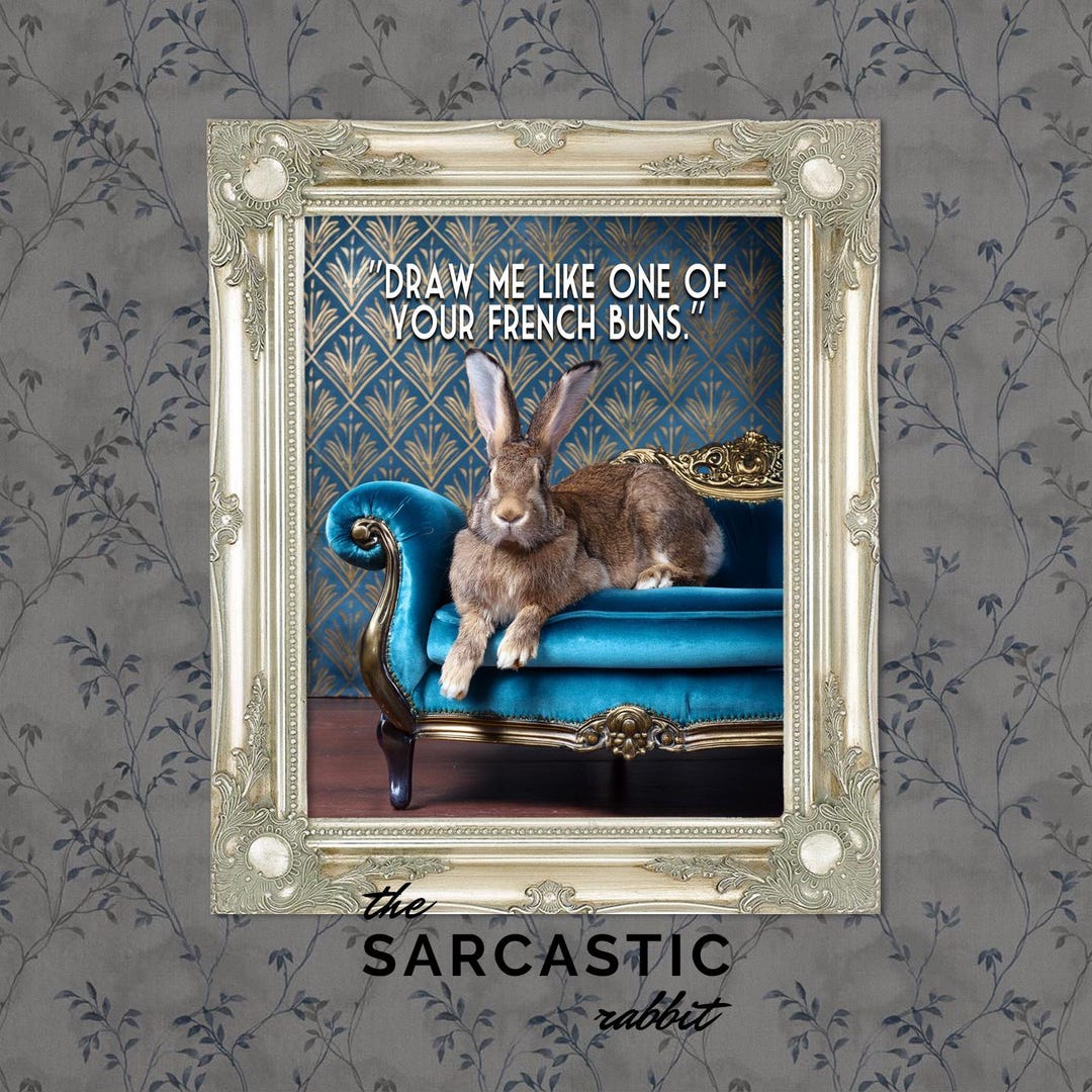 Draw Me, Flemish Giant, Digital Download, Art, Print, Poster, Bunny ...